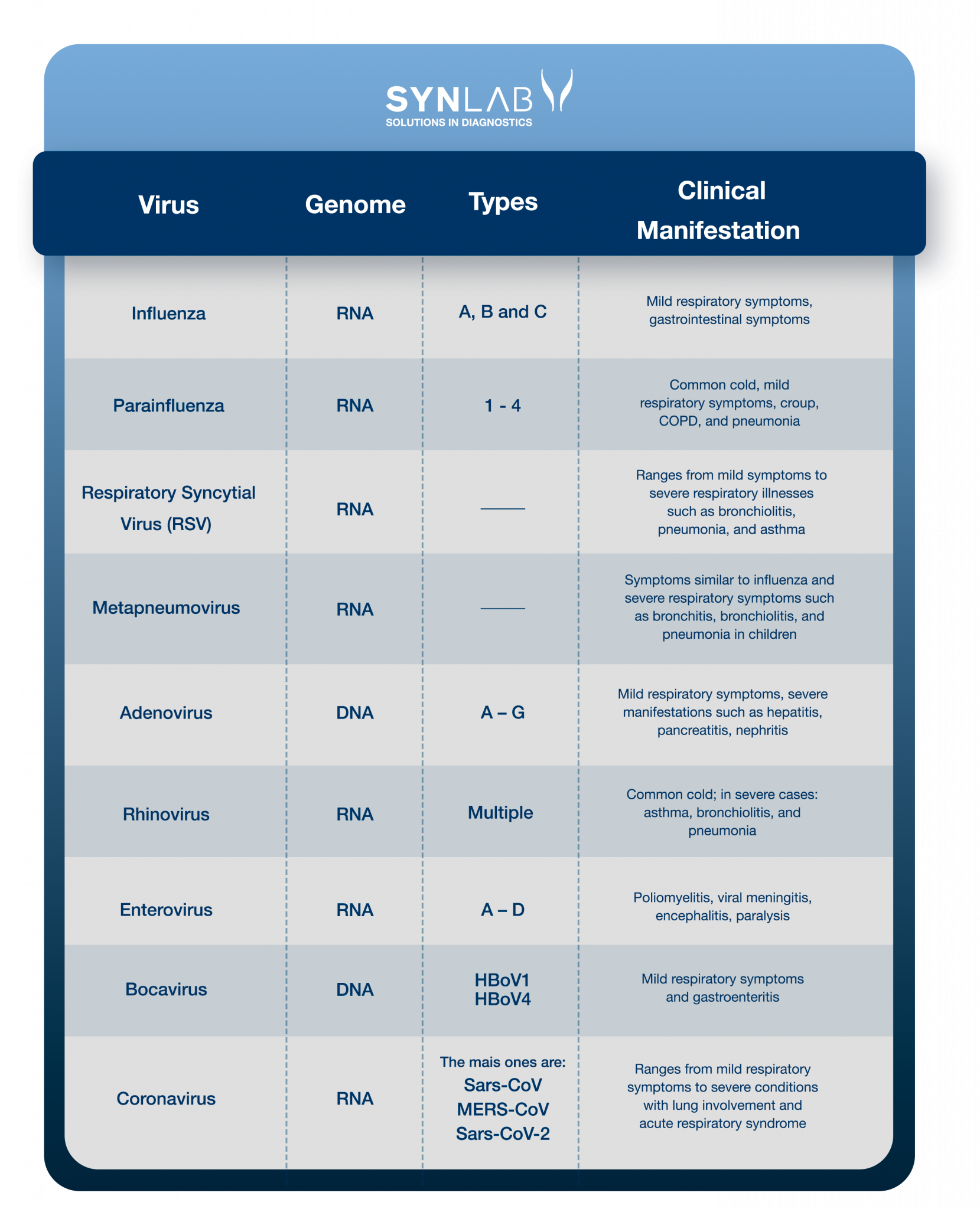 Respiratory Diseases: Types, Symptoms, and Prevention - Synlab